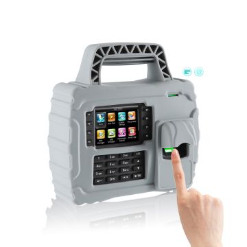 Quality Waterproof IP65 Portable RFID Card Reader Time Recording and Fingerprint Time for sale