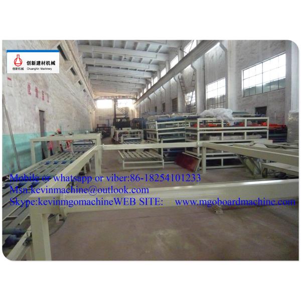 Quality CE Magnesium Oxide Board Production Line for 1300mm Width Unlimited Length for sale