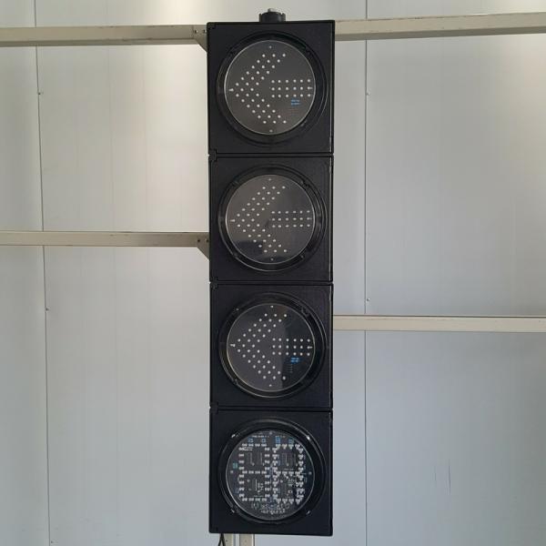 Quality 200MM 4-Aspect RYG Left Arrow With Countdown Timer Road Traffic Light for sale