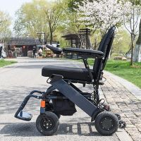 Quality Portable Folding Electric Wheelchair Lightweight For Disabled for sale