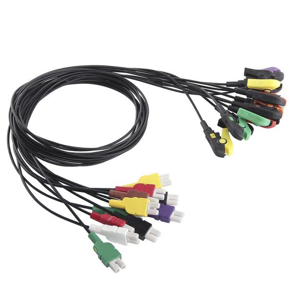 Quality GE Marquette 10 Lead X-Ray ECG Radiotranslucent Cable And Leadwires for sale