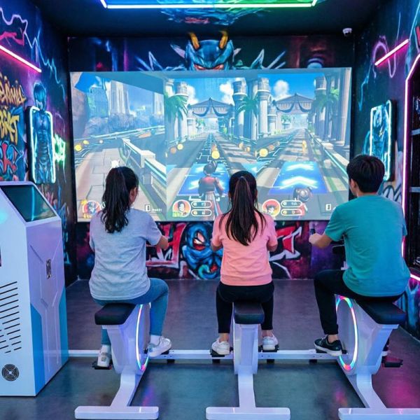 Quality 2026 Model Interactive Projection Cycling with Dynamic Resistance and AR Games for sale