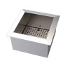 Quality Stainless Steel Ice Well For Bar Hammered Champagne Finish for sale