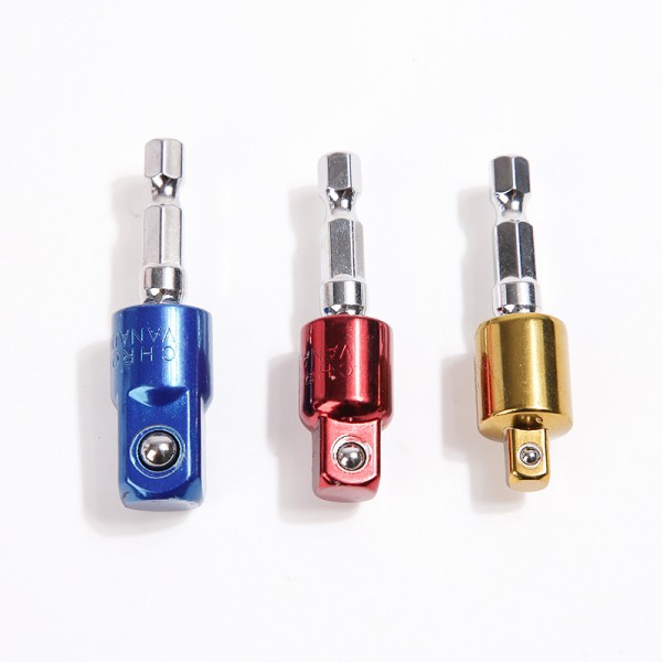 Quality Hand and Electric Tools 1/4'' 54MM CRV Material Colorful Universal Socket for sale