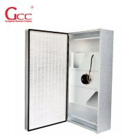 Quality 99.997% Efficiency Single Control Fan Filter Unit FFU H13 H14 HEPA for sale