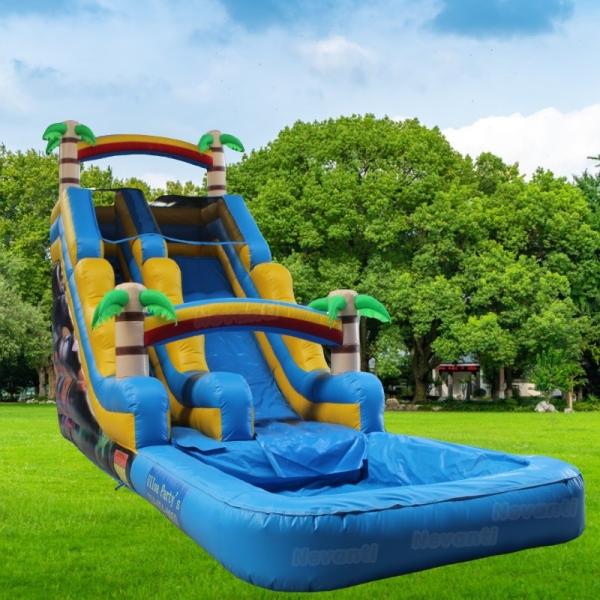 Quality Inflatable Bounce House with Water Slide Max Capacity 100-500kg Repair Kit for sale