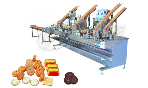 Quality Soft Sandwich Biscuit Processing Line, OREO Sandwich Biscuit Machine High Speed for sale