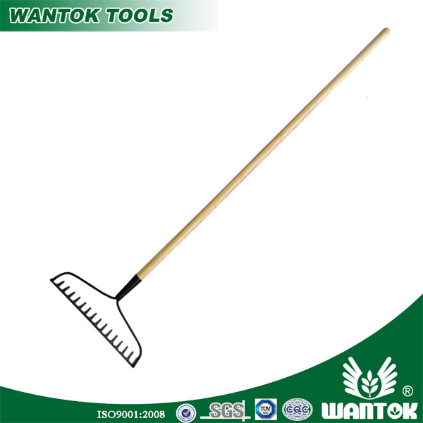 Quality Professional Customized Handle Galvanized Steel Garden Rake Head for Lawn for sale