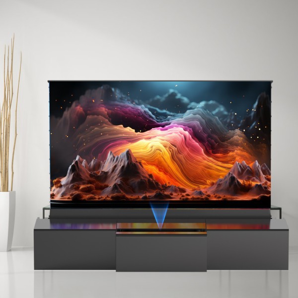 Quality Customized Telescopic TV Cabinet 100 Inch 120 Inch 150 Inch Motorized Laser TV Cabinet for sale