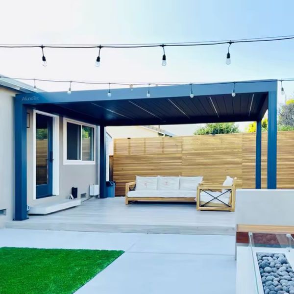 Quality Customizable Aluminum Gazebo with Retractable Canopy Durable and Versatile for sale