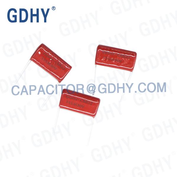 Quality CBB22 155J 630V 1500nF P27mm Metallized Film Capacitors for sale