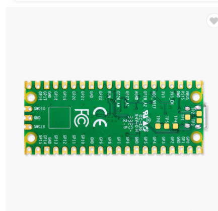Quality 264KB SRAM 2 SPI Raspberry Pi Microcontroller RP2040 Development Board for sale