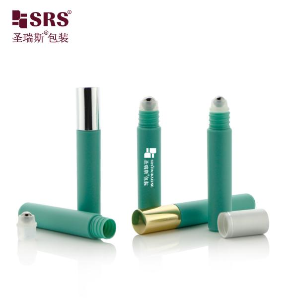 Quality 7ml Pocket Mini Plastic Roller Ball Skincare Serum Liquid Roll On Applicator for sale