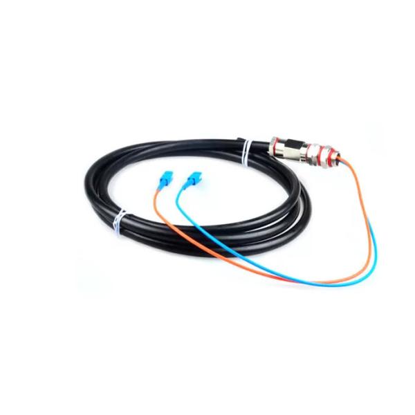 Quality FTTP 2 Core Optical Fiber Cable 100N Outdoor Multimode Fiber Pigtail for sale
