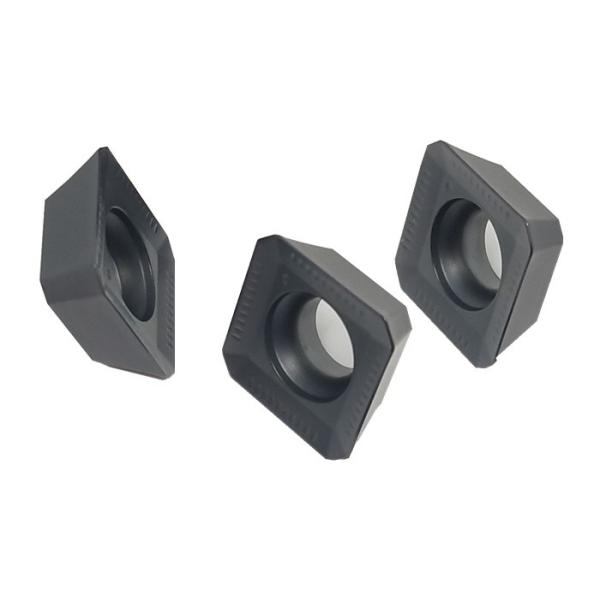 Quality SEKT1204AFTN-XM PVD Coated Carbide Inserts , Black Square Carbide Inserts for sale