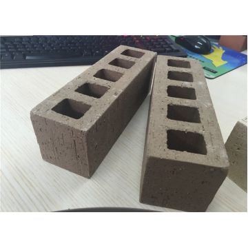 Quality Custom Coffee Hollow Clay Brick For Wall Building Construction for sale