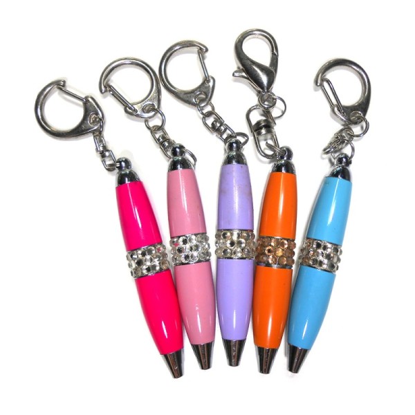 Quality Steel Pantone Color Keychain Ballpoint Pen CE Certification for sale