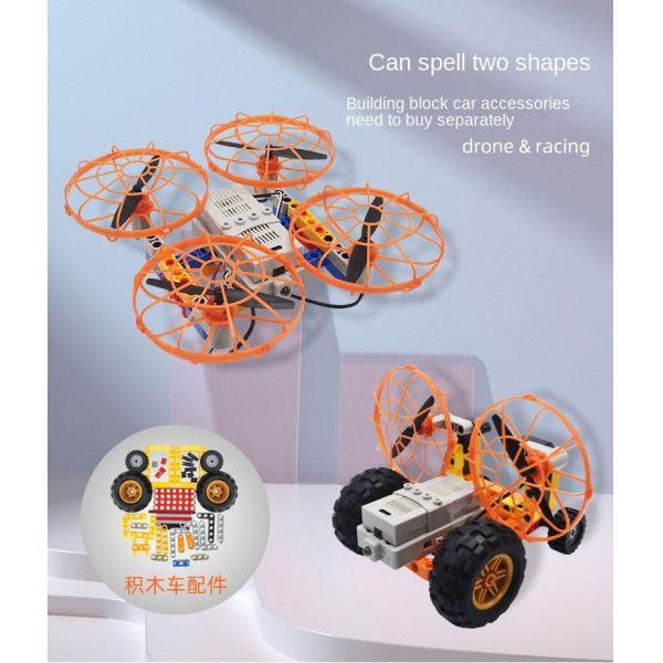 Quality Dual Shape Drone with 360 Degree Flip Function Building Block Assembly for sale