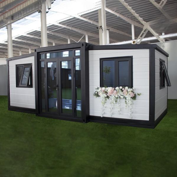 Quality Compact Structure Expandable Container House Steel Frame Prefab Container Homes for sale