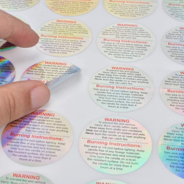 Quality Custom Printed Waterproof Holographic Laser Anti-Anti-ounterfeit Security Label Adhesive 3D Packaging Sealing Label Sticker Sheet for sale