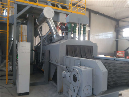 Quality 4m/min Wire Mesh Shot Blasting Machine Aluminum Pot Cleaning for sale