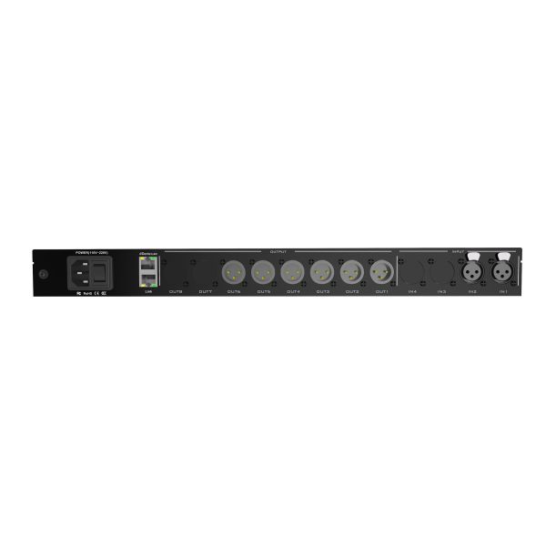 Quality 2 In 6 Out 4 In 8 Out Dante DSP Processor Digital Loudspeaker Management for sale