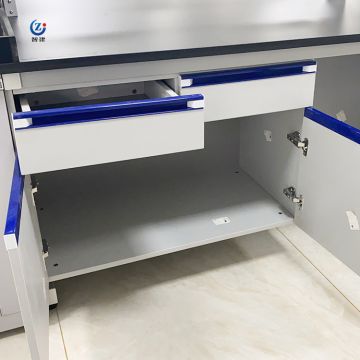 Quality Grey Finish Lab Bench Laboratory Bench with Load Capacity 200-250 Kg and for sale