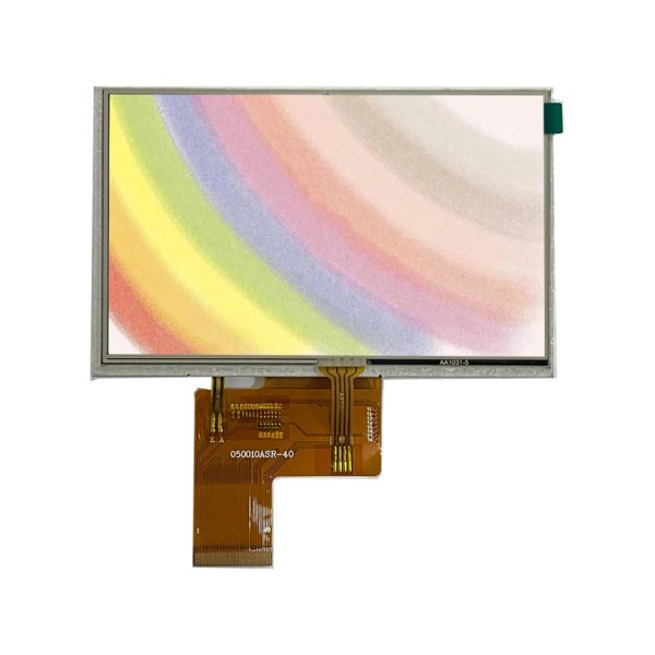 Quality 800X480px TN TFT LCD Display Screen With Resistive Touch Screen Industrial for sale