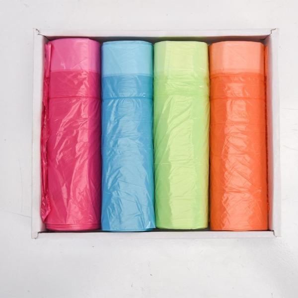 Quality Convenient Drawstring Handle OEM Large Garbage Bags for Eco-Friendly Waste for sale
