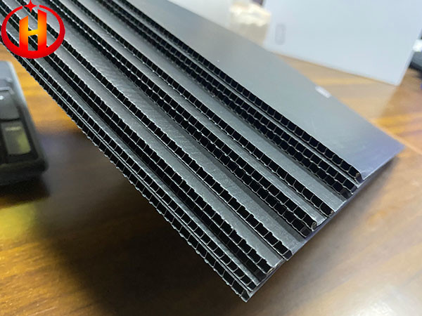Quality Anti Static Polypropylene Corrugated Sheets Black Reusable for sale