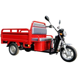 Quality Pure Electric Range 65Km And Above Electric Cargo Tricycle with 450-10 Vaccum for sale