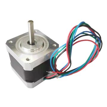 Quality 12 V NEMA17 Hybrid Stepper Motor Length 1.8 Degree With D Shaft for Engineering for sale