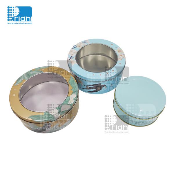 Quality Customize Empty Gift Tin Cans With Gold Foil For Candy Spice Packaging Pepper for sale