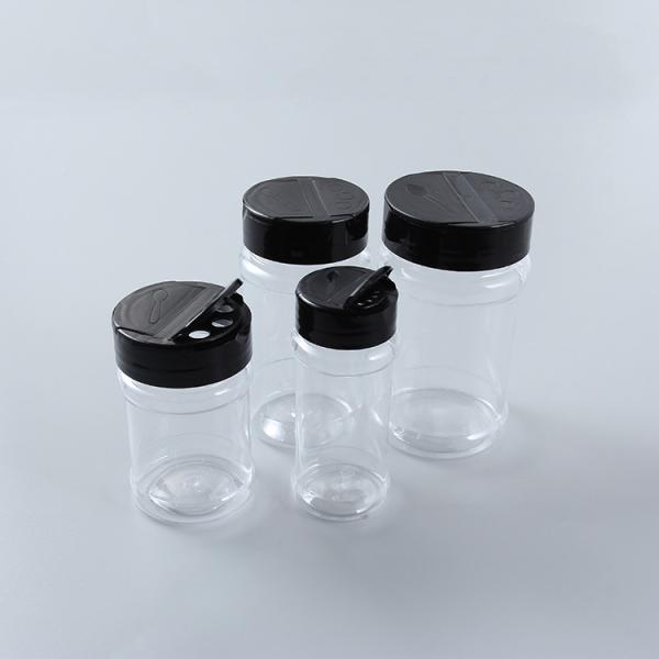 Quality 8 Oz 250g 500g Plastic Seasoning Bottles Spice Containers Flip Top for sale