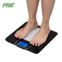 Quality High Accuracy Tempered Glass Top Electronic Bathroom Scale for sale