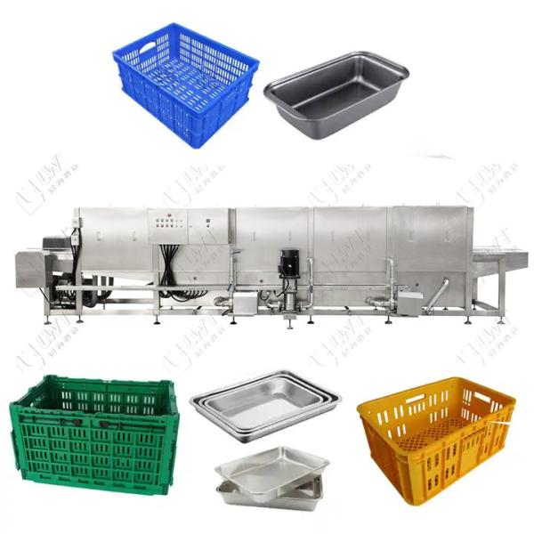 Quality Industry Cleaning Equipment Turnover Box / Basket / Tray Washing Machine for sale