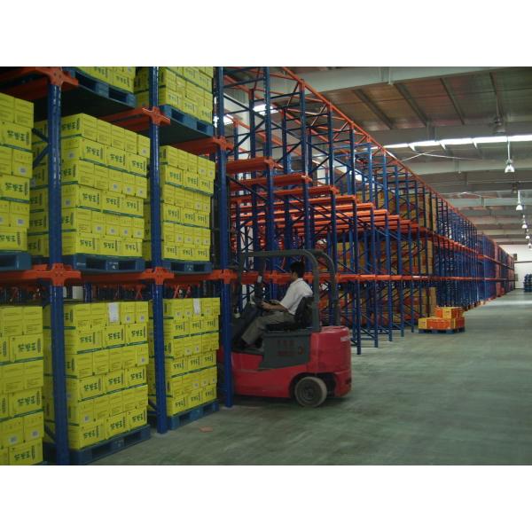 Quality Specialized Customized FIFO Pallet Flow Rack System With 1-3 Ton Capacity for sale