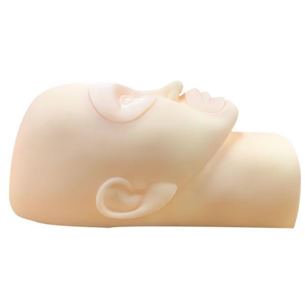 Quality Reusable Silicone Permanent Makeup Practice Skin Mannequin Head for sale