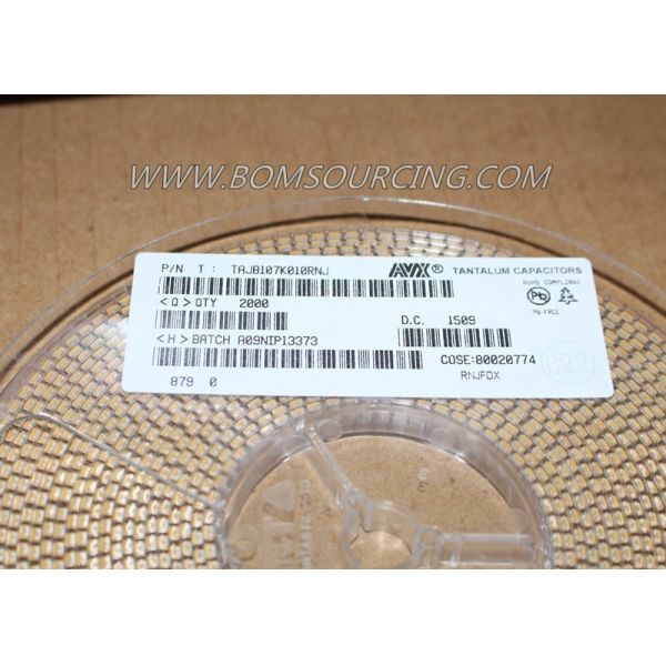 Quality 107K 10V General Purpose Capacitor B Size 100uF TAJB107K010RNJ for sale