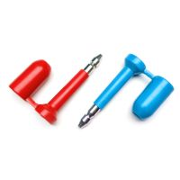 Quality ABS Plastic Bolt Seal White Unit Weight 53.49g for Security Container Customized for sale