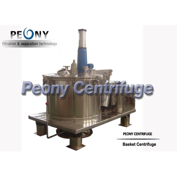 Quality Automatic Scraper Bottom Discharge Pharmaceutical Centrifuge / Perforated Basket for sale
