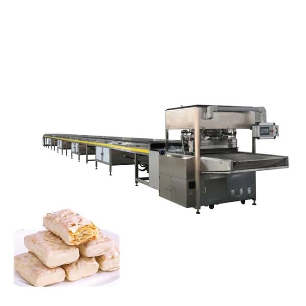 Quality ISO 500kg/H 1200mm Chocolate Coating Machine for wafers for sale