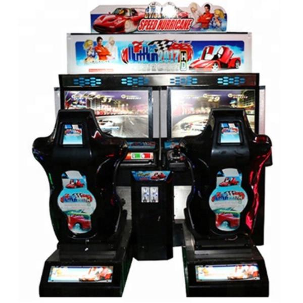 Quality 2 Players Safe Arcade Car Game Machine Car Games 3d Racing Machine For Fun City for sale