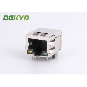 Quality 1000 BASE Network jack Cat6 RJ45 Connector with EMI fingers RoHS compliance for sale