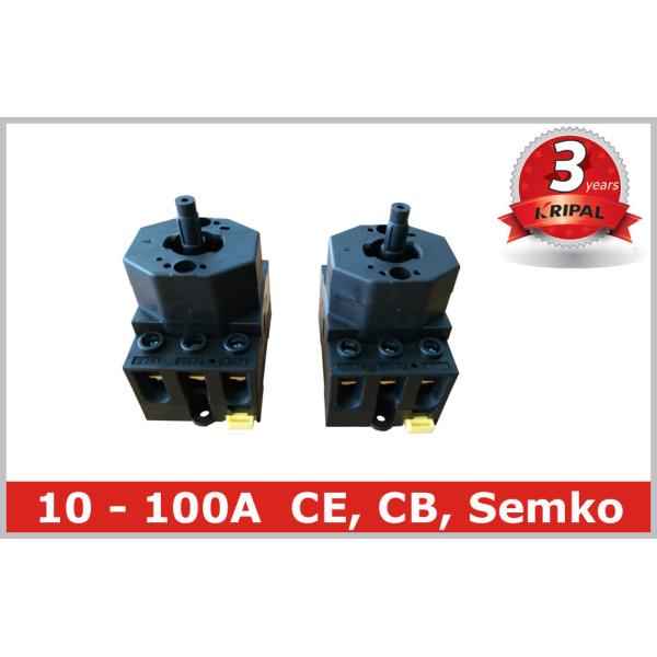 Quality IP65 32A Three Pole Isolator Switch / Industrial Rotary On Off Switch for sale
