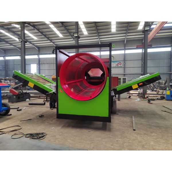 Quality Drum Rotary Sieve Sifter for Compost Screener Topsoil Worm Fertilizer Mini for sale