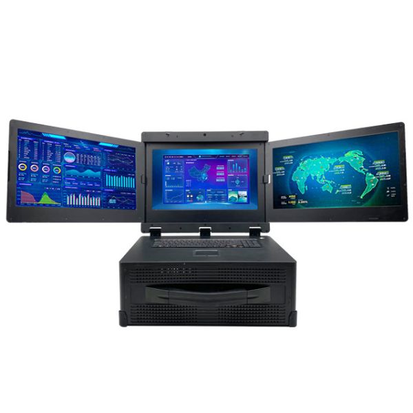 Quality 17.3 Inch Ruggedized PCS Industrial I5 I7 I9 Laptop Portable Rugged Computer System for sale