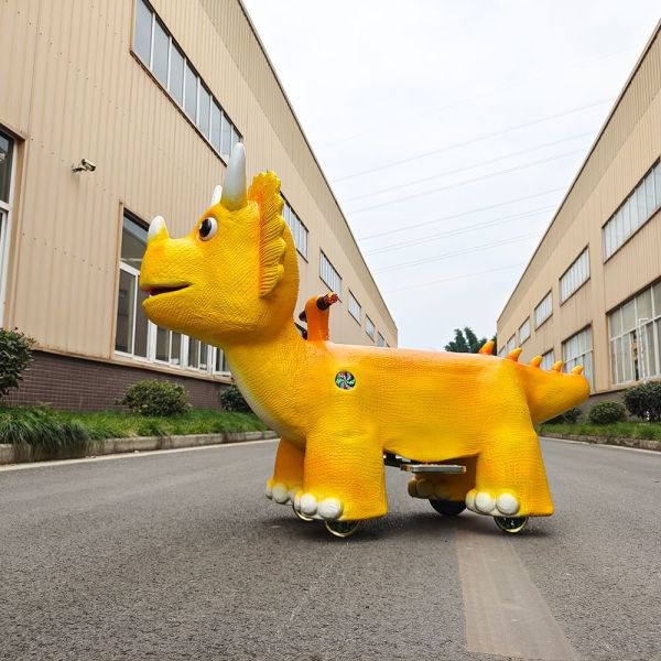 Quality Animatronic Dinosaur Electric Scooter 350W for Theme Parks for sale