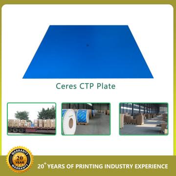 Quality Ceres Aluminum Offset Printing Plates Ctcp Digital Uv Ctp Plate High Run Length for sale