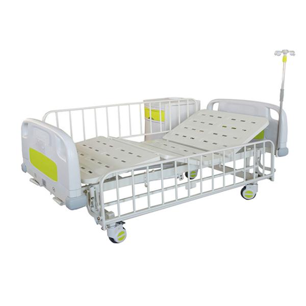 Quality 2 Function ISO9001 Rest Lifting Manual Crank Hospital Bed for sale